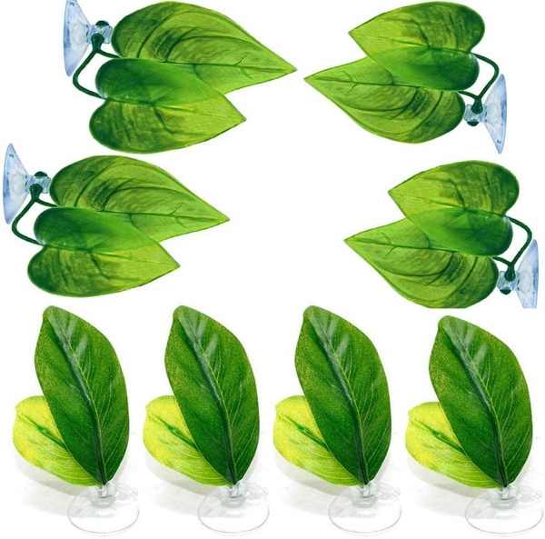 8 Pack Betta Bed Leaf Hammock,Betta Fish Leaf Pad,Improves Betta's ...