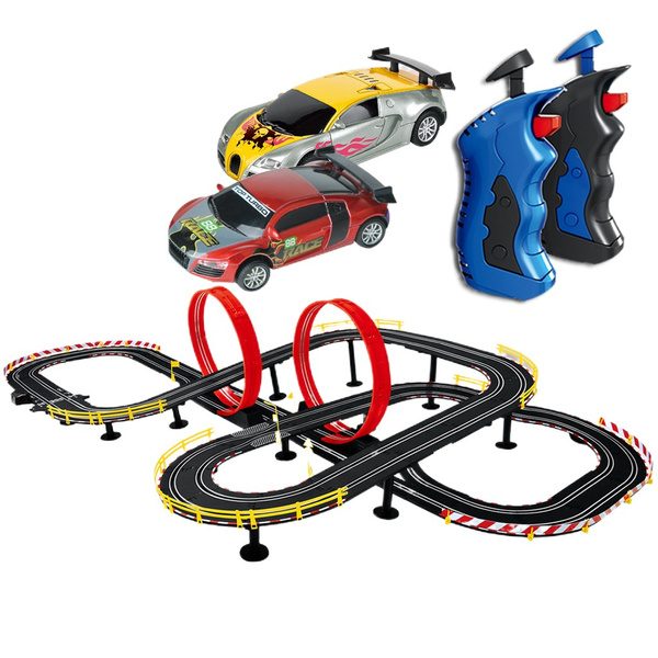 Track car remote control car Sonic Cyclone remote control hand rail car ...