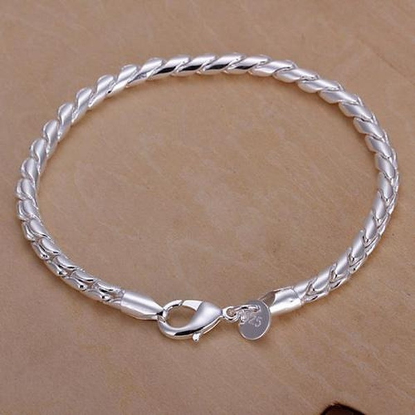 High Quality 925 Sterling Silver Bracelet Women's Fashion Jewelry ... High Quality 925 Sterling Silver Bracelet Women's Fashion Jewelry ...