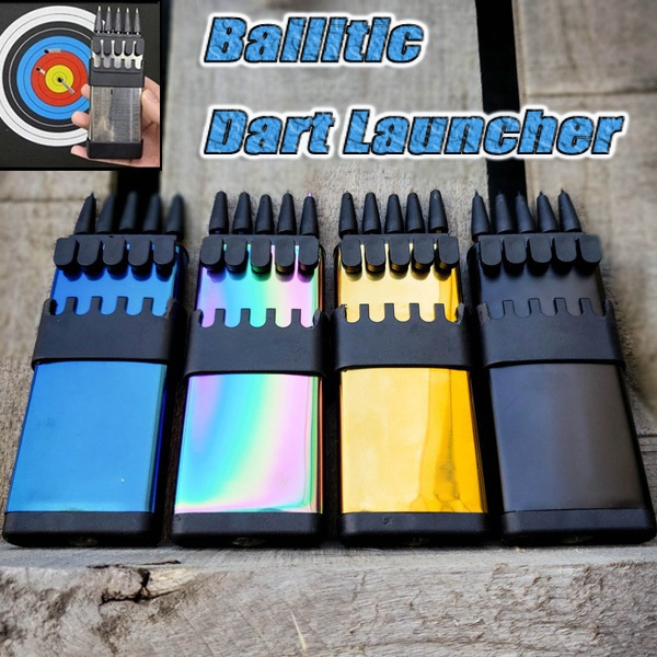 3/5 HOLES Tactical Gear BALLISTIC DART GUN Darts LAUNCHER Huge Power ...