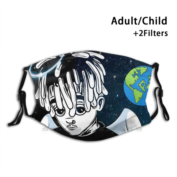 Juicewrld Rip Reusable Mouth Face Mask With Filters Kids Juice Wrld ...