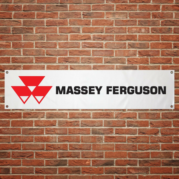 Massey Ferguson Banner Garage Workshop PVC Sign Tractor Farming Display ...