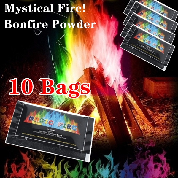 1/3/6/10Bags Mystical Fire! Magical Fire Powder Fire Color Changer ...