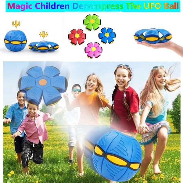 New Magic UFO Ball Children's Pressure Relief Ball Stepping Bounce ...