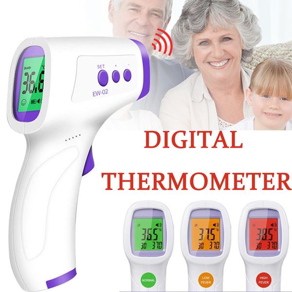 2021 Newest LCD Digital Forehead Ear Fever Household Portable ...