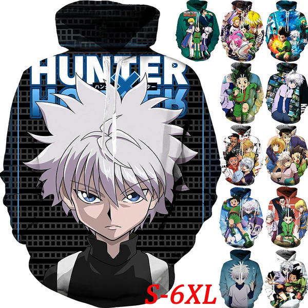 Japanese Anime 3d Print Kawaii Hunter X Hunter Hoodies Sweatshirt ...