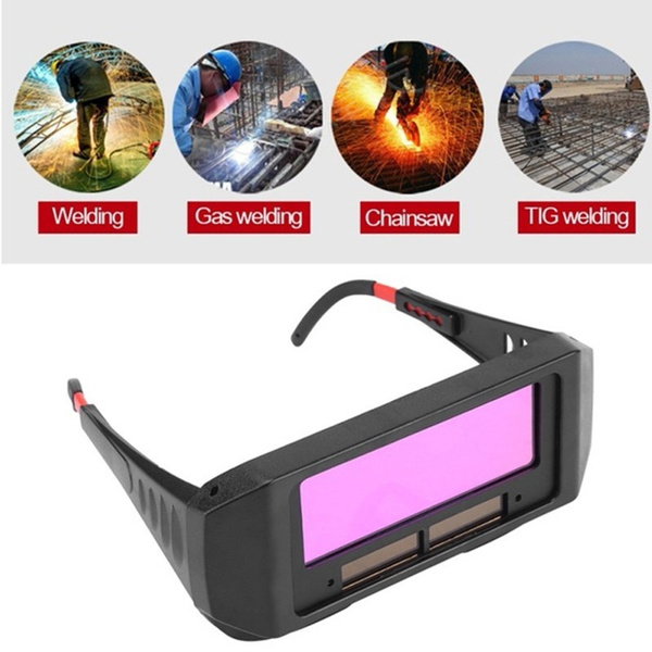 Automatic Photoelectric Welding Glasses Solar Powered Auto Darkening ...