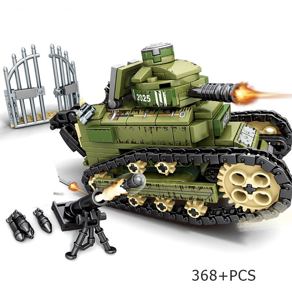 New Hot sale Sembo WW2 military 368PCS Empire of steel tank building ...