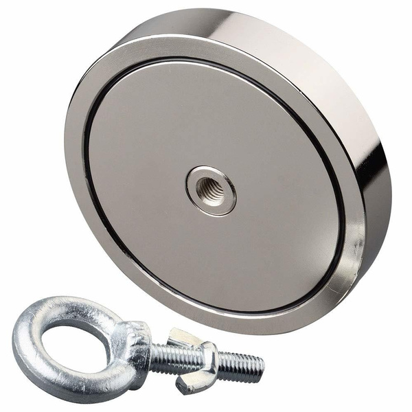 Super Strong Fishing Magnet 500kgs Pull Force Powerful Retrieval Magnet ...