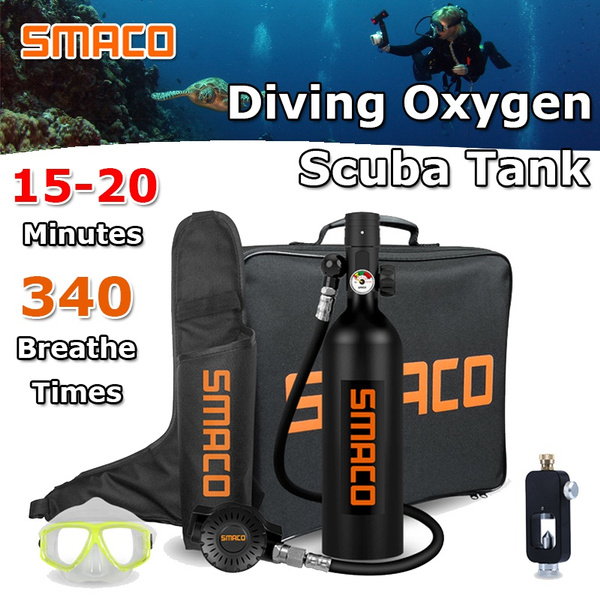 Scuba Tank for Diving Oxygen Tank for Breathing Underwater Device Dive ...