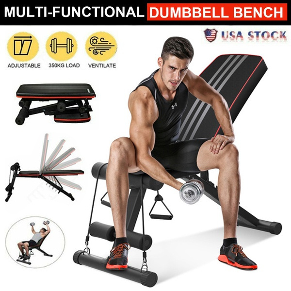 2021 New Multifunctional Heavy Duty Adjustable Weight Bench Dumbbell ...