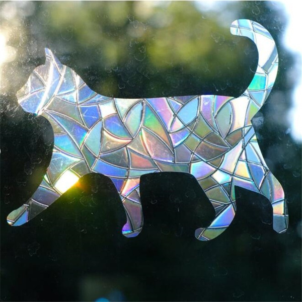 4 Style Rainbow Geometric Prisms Static Window Clings for Home Decor | Wish