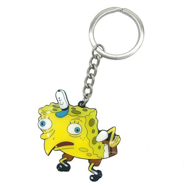 SpongeMock Meme SpongeBob SquarePants Keychain | Wish