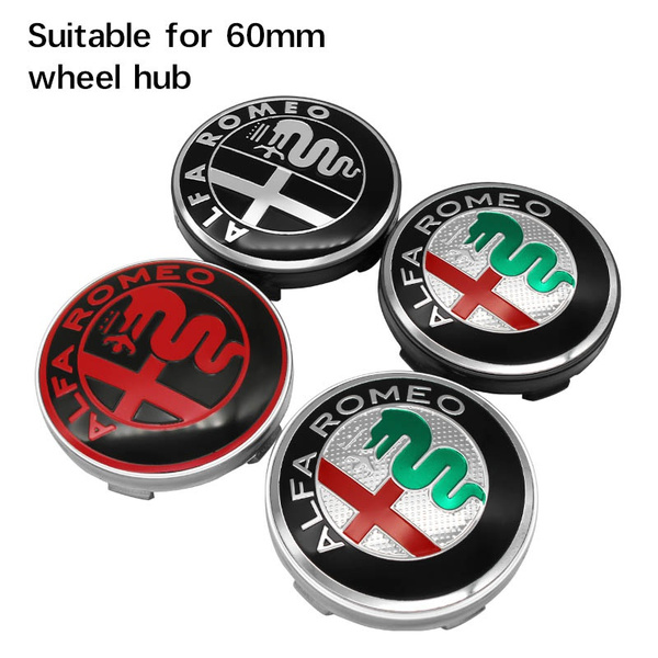 4pcs 56mm 60mm Car Center Sticker Badge Decal Logo Wheel Hubcaps Car ...