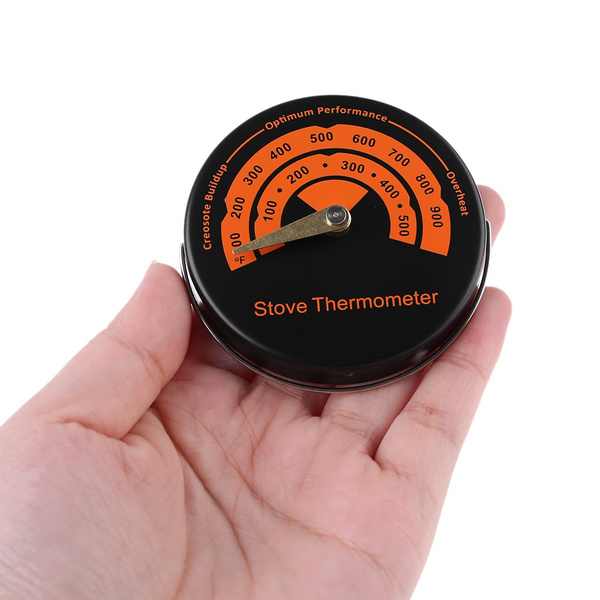 Magnetic Stove Thermometer Fireplace Fan Temperature Monitor Fire Burn ...
