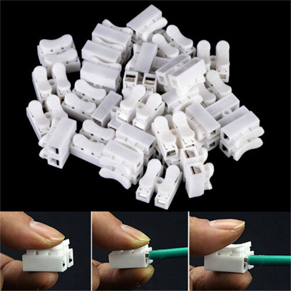 2 Pin Way Plug Car Waterproof Electrical Connector Wire Cable Clamp ...