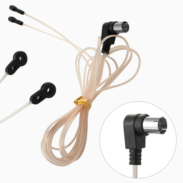 Transparent FM Antenna F Type Male Plug for Home Radio Stereo Signal ...