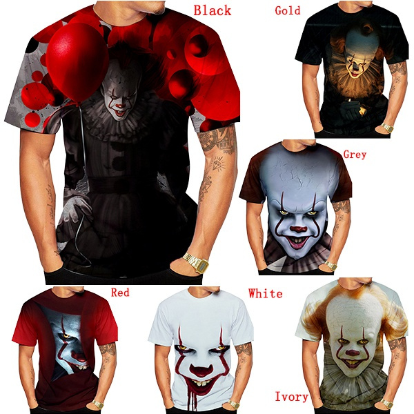 New IT Chapter Two Movie 3D Tshirt Horror Halloween Couple Shirt | Wish
