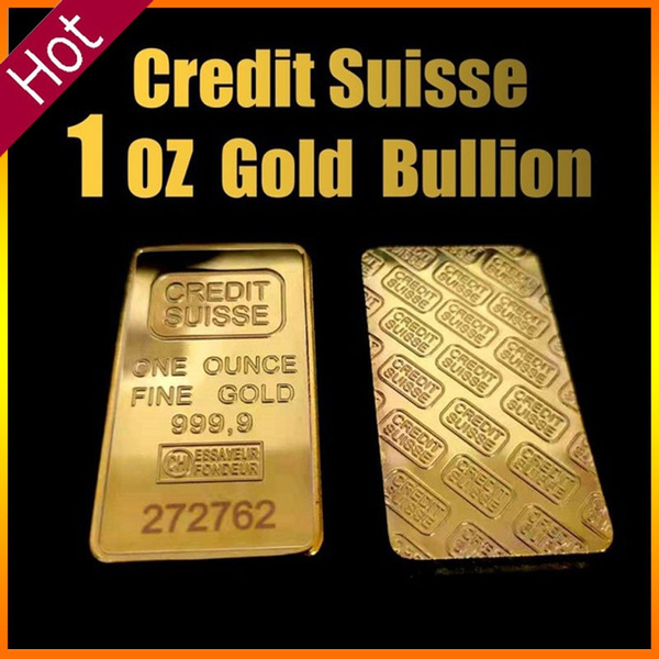 3PCS Replica Gold Bars Collectible Souvenir Coin Switzerland Bullion ...