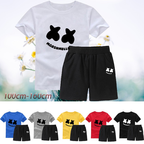 Summer Kids Atheletic Set 2 Pieces Set Sports Wear Tracksuit for Girls ...