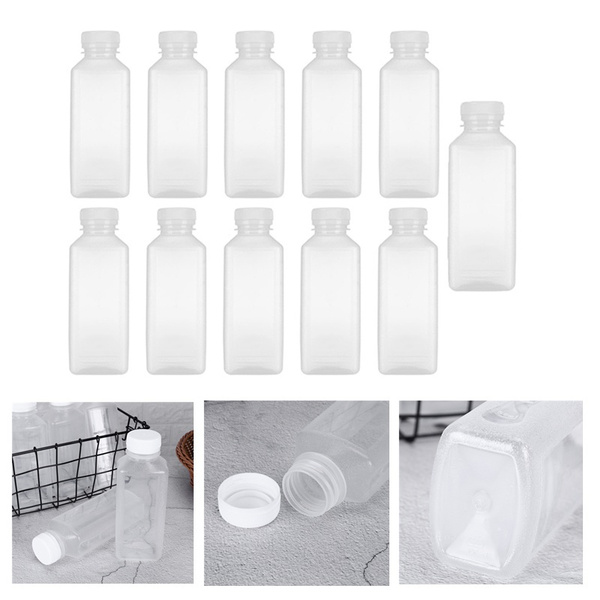 Transparent Plastic Empty Soft Drink Container Bottle with Lids for ...