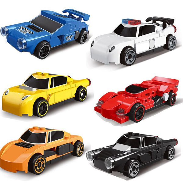 High Tech Car Classic Pull Back Camper Van Super Sport Car Building ...