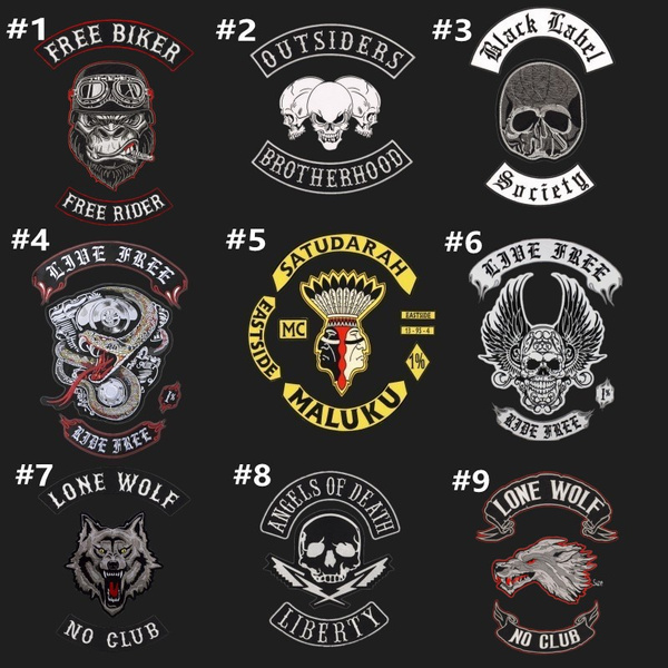 Rider's House Motorcycle Biker Patches MC Patches For Clothing Hot Sale ...