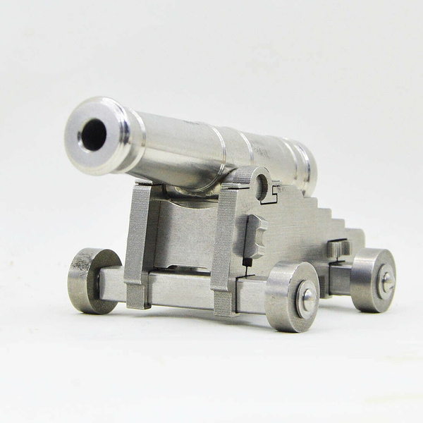 Mini Stainless Steel 18th Century Naval Warship Cannon Handmade ...