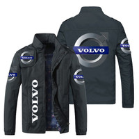 2021 Nwe Fashion VOLVO Flight Jackets Men's Classic Thick Bomber ...