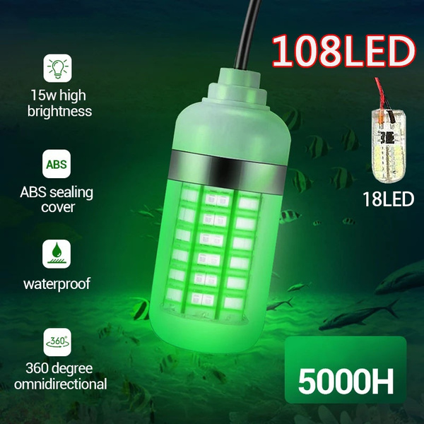 12V 108/18LED Super Bright Underwater LED Underwater Submersible Night ...