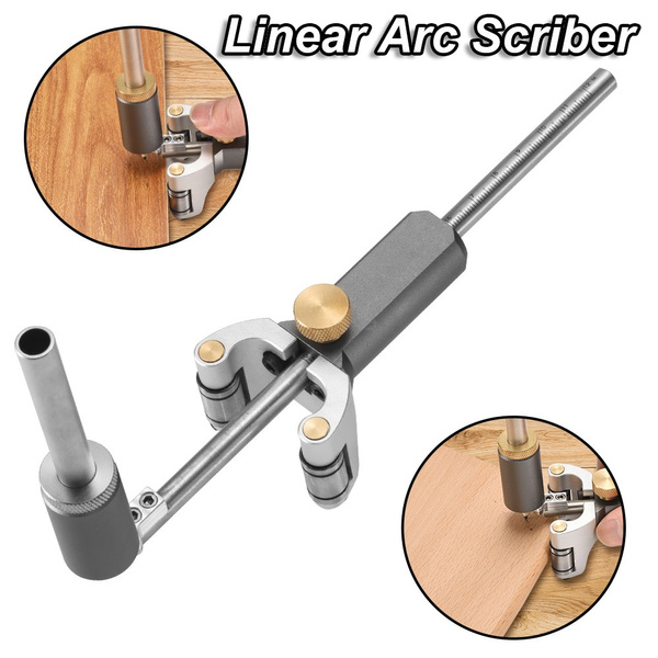 Linear Arc Scriber Wood Scribe Tool Wheel Marking Gauge Woodworking ...