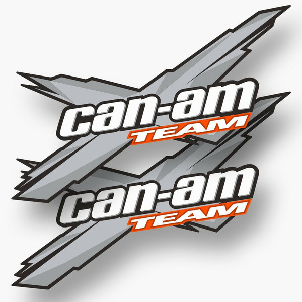 2x CAN-AM TEAM Sticker Decal Vinyl PVC ATV BRP Quad Canam Logo Racing ... 2x CAN-AM TEAM Sticker Decal Vinyl PVC ATV BRP Quad Canam Logo Racing ...