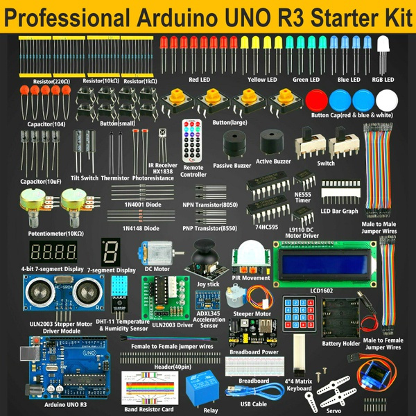 Professional Ultimate Starter Learning Kit for Arduino R3 Servo Processing | Wish