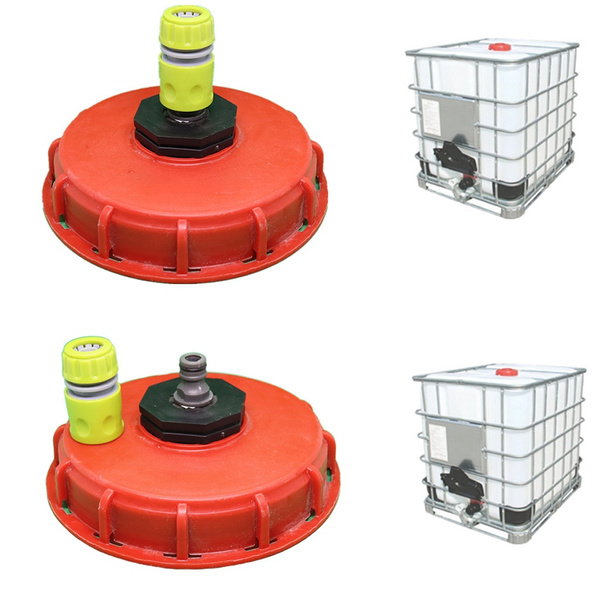 Plastic IBC Tank Cap Cover Lid Bung Adapter with Water Injection ...