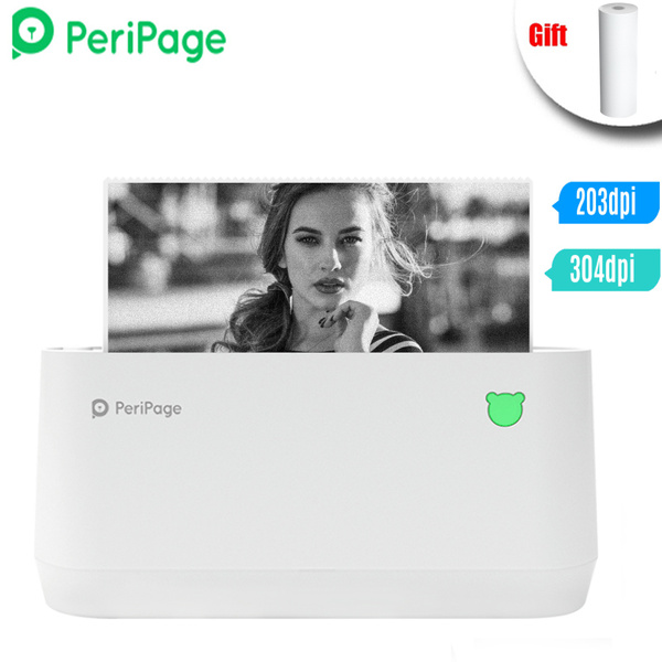 PeriPage A9s MAX Mini Portable Photo Mobile Printer 304dpi BT Wireless ...