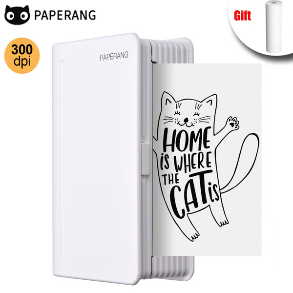PAPERANG C1 112mm Pocket Photo Printer Portable BT Thermal Printer ...