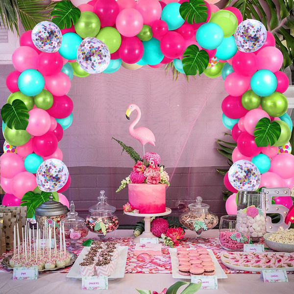 142pcs Tropical Hawaiian Balloon Garland Kit Jungle Luau Party Balloon ... 142pcs Tropical Hawaiian Balloon Garland Kit Jungle Luau Party Balloon ...