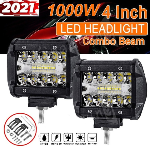 New Upgrade 4 Inch 1000W Led Light Bar Offroad Led Work Light Offroad ...