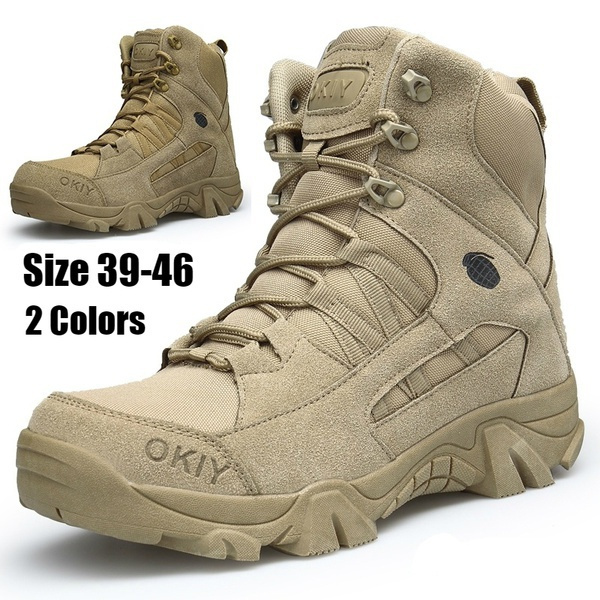 Army Male Commando Combat Desert Winter Outdoor Hiking Boots Landing ...