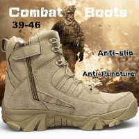 Army Male Commando Combat Desert Winter Outdoor Hiking Boots Landing ...