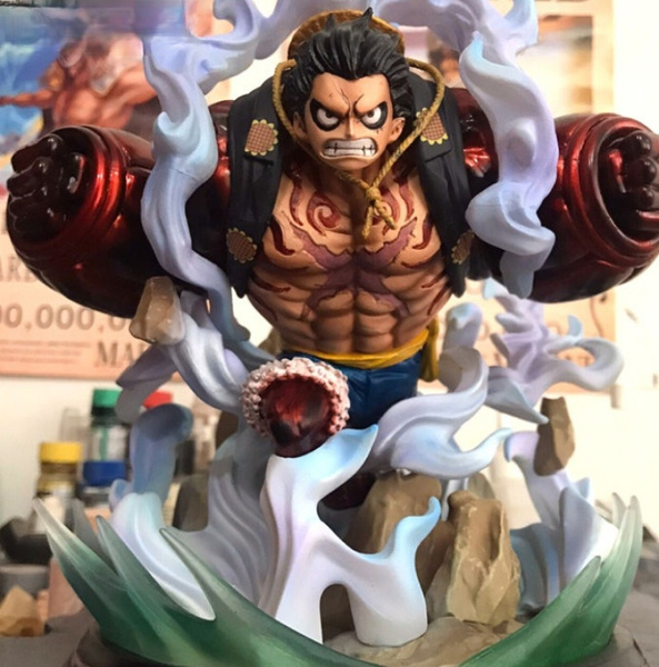 One Piece Luffy Gear 4 Fourth Lion Rocket Artillery King Kong Gun GK ...