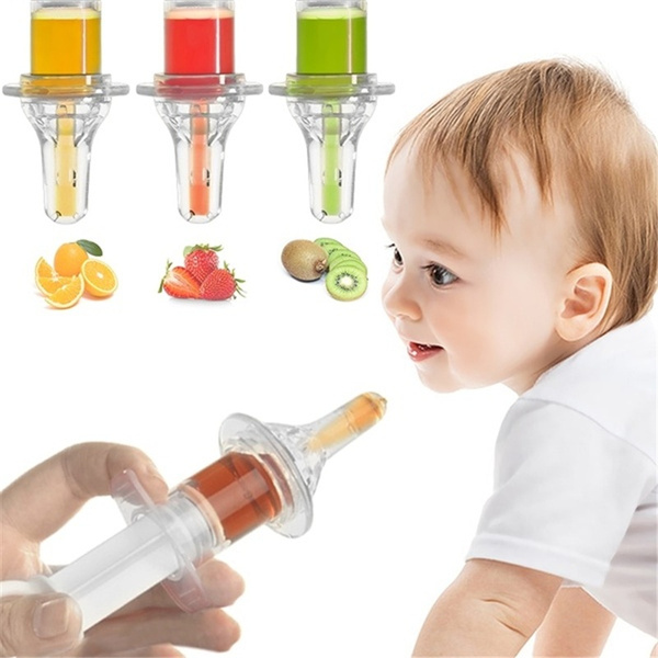 Transparent Baby Squeeze Medicine Dropper Dispenser Baby Pacifier ...