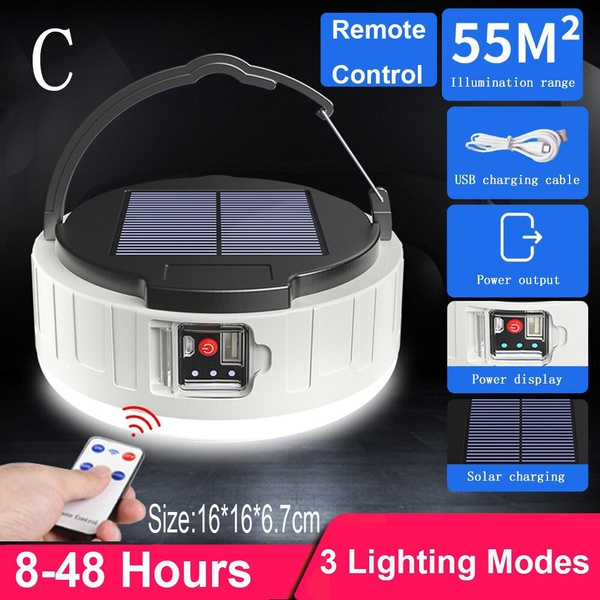 Pocketman LED Camping Lantern Rechargeable,Portable Solar Light Bulb ...