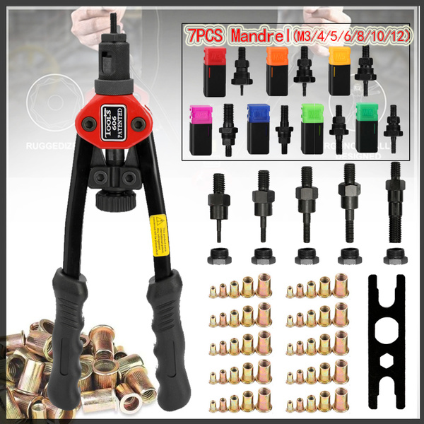 12in Labor-saving Hand Riveter BT-606/806 Double Insert Manual Rivet ...