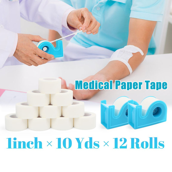 Medical Tape, Surgical Paper Tape for First Aid, Wound, and Sensitive ...