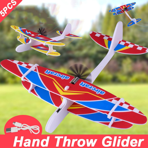 Airplanes Capacitor Electric Hand Launch Throwing Glider Aircraft ...