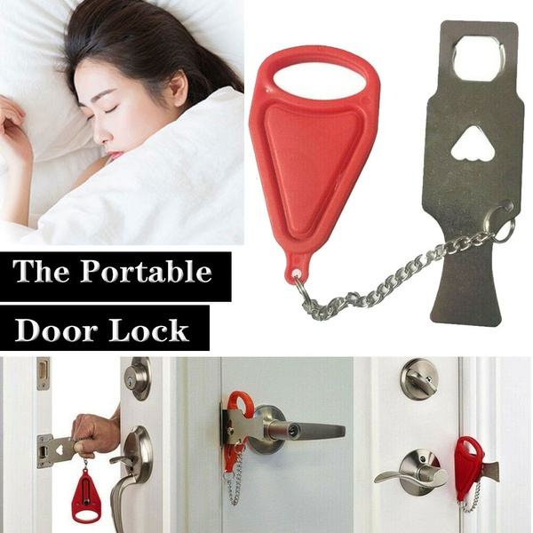 Metal Mobile Portable Door Lock Hotel Safe Replacement Padlock ...