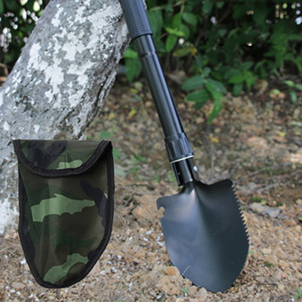 HOt Garden Tools Mini Portable Folding Shovel Survival Spade Emergency ...