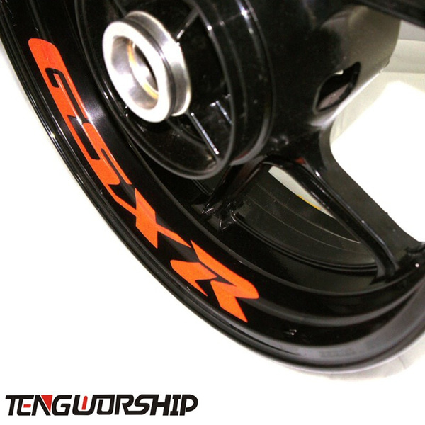 Teng Worship 8 X CUSTOM INNER RIM DECALS WHEEL Reflective STICKERS ...
