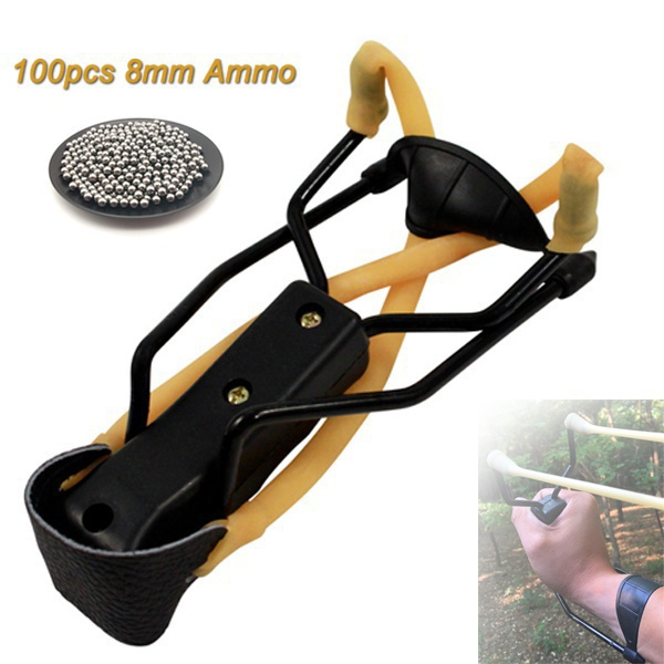 2021 Newest Powerful Slingshot High Velocity Brace Hunting Catapult ...
